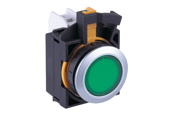 Idec CW4P Series 22mm Pilot Lights, Round Lens with Metal Bezel & LED ...